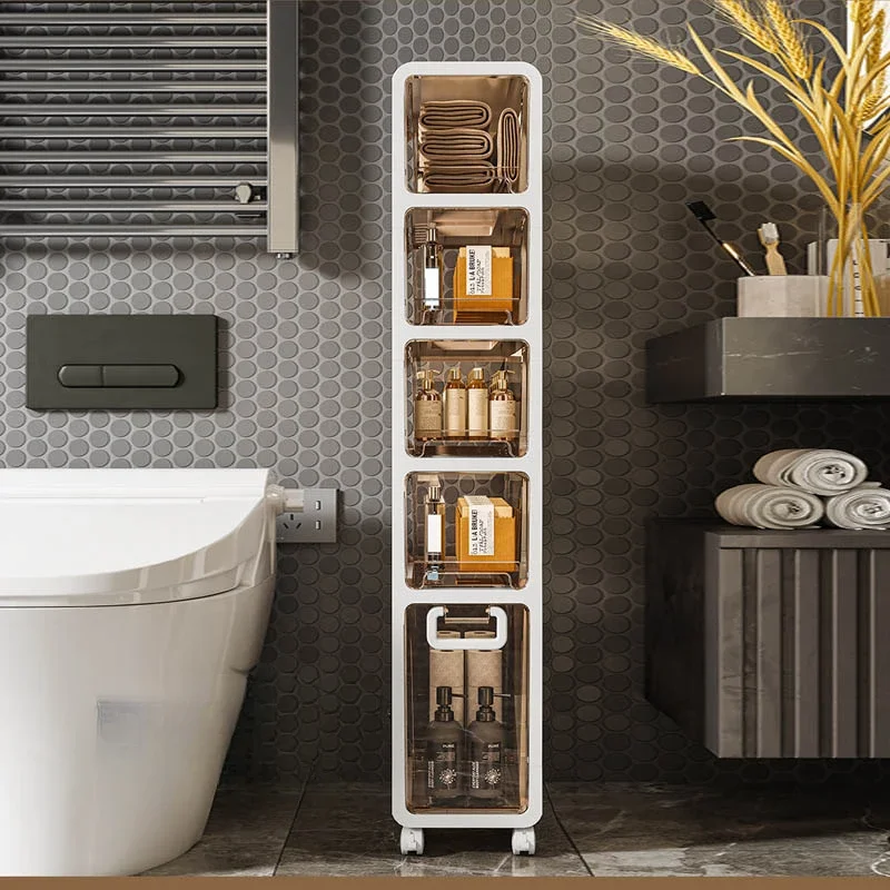 Ultra-Slim Narrow Kitchen Slit Organizer Drawer Style Cabinet for ...