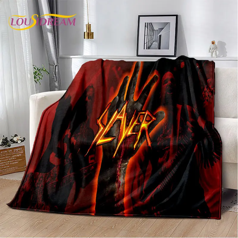 Slayer Heavy Metal Band Soft Plush Blanket,Flannel Blanket Throw ...