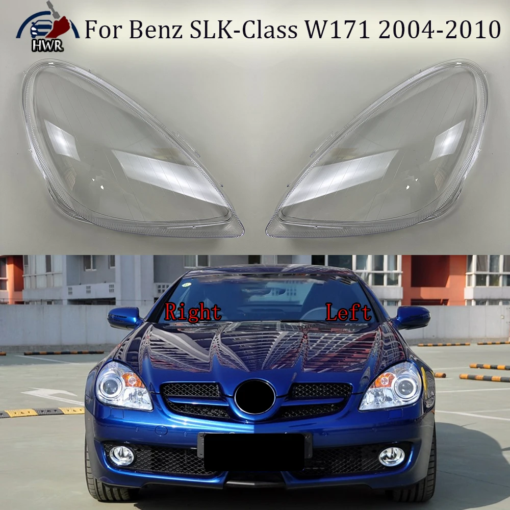 For Benz SLK-Class W171 2004-2010 Front Headlamp Cover Transparent ...