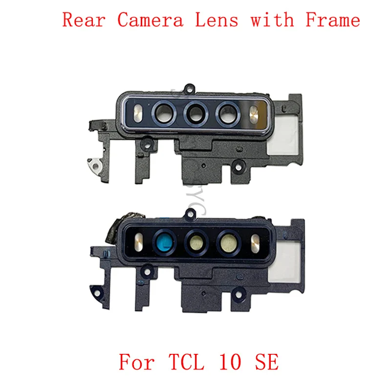 Back-Rear-Camera-Lens-Glass-with-Frame-Holder-For-TCL-10-SE-T766-Camera ...