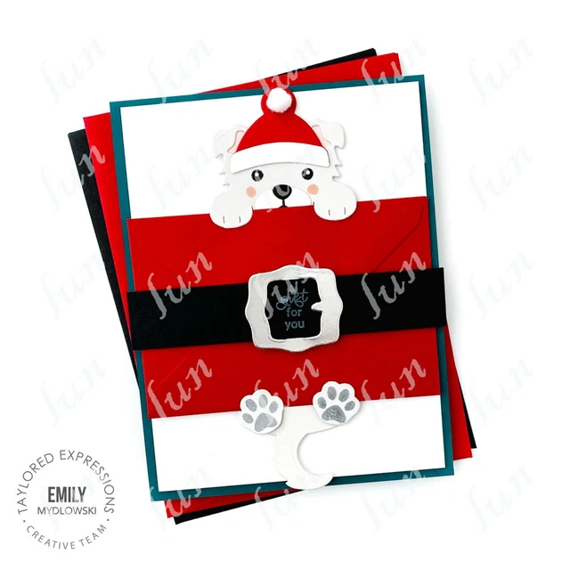 Santa Suit Card Idea