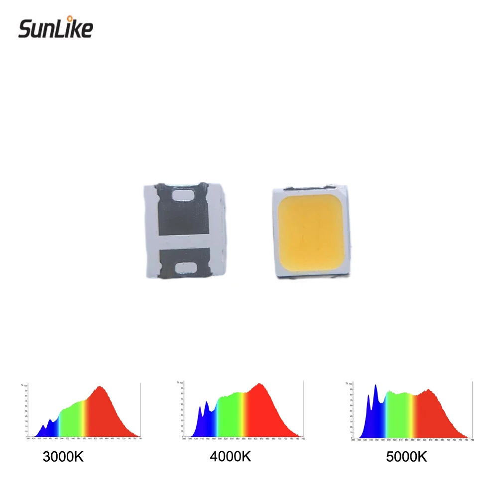 100PCS-Sunlike-2835-SMD-LED-3V-120ma-3000K-4000K-5000K-Good-Health-For ...