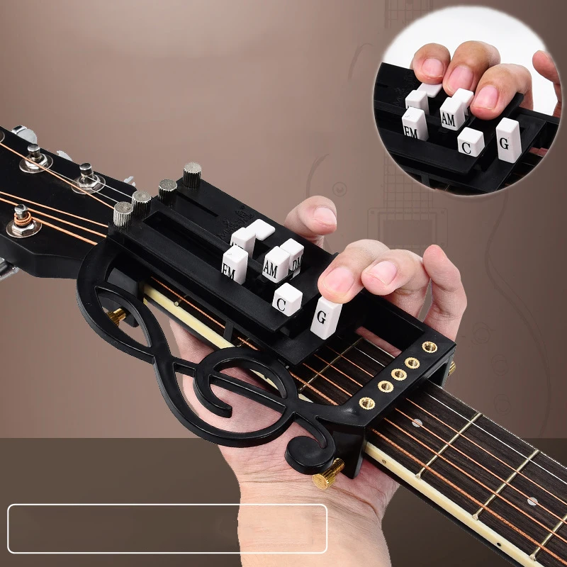 Basic Universal Chord Guitar Automatic One key Chord Aid Finger ...