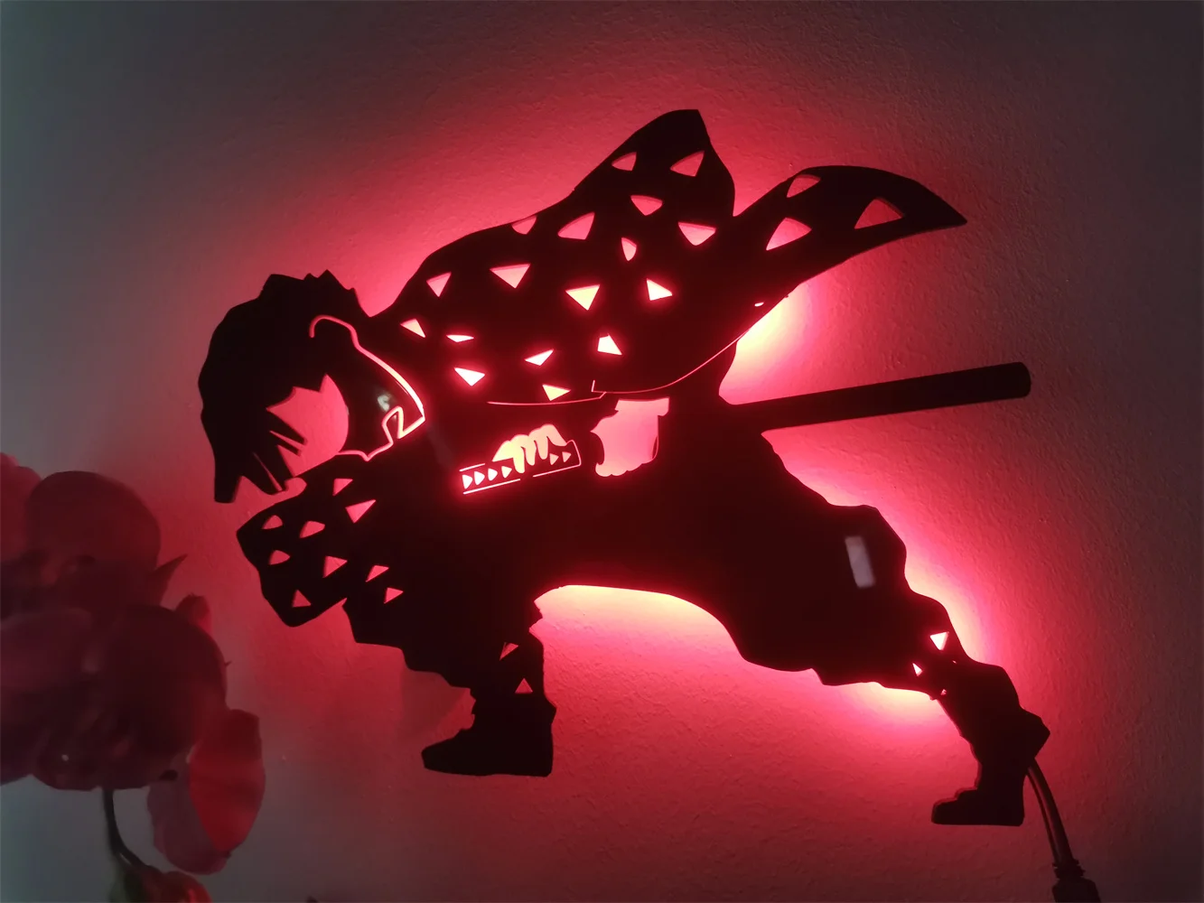 Anime Silhouette Light Demon Slayer Zenitsu Agatsuma for Home ...