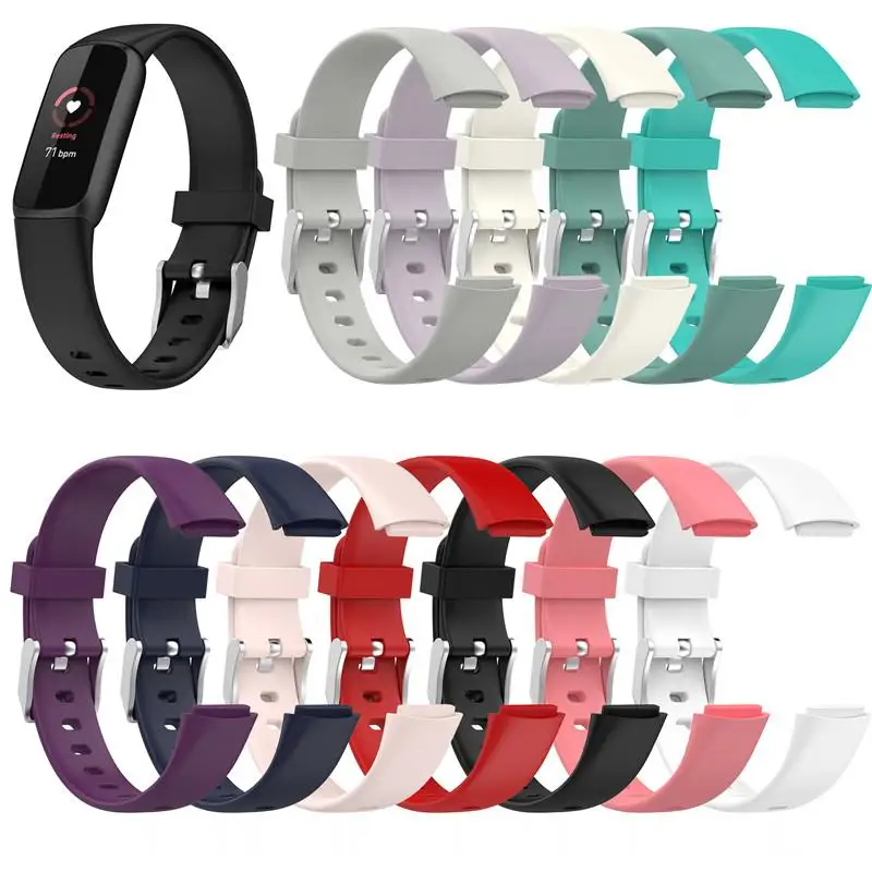 Silicone-Band-For-Fitbit-Luxe-Strap-Soft-WristStrap-For-Fitbit-Luxe ...