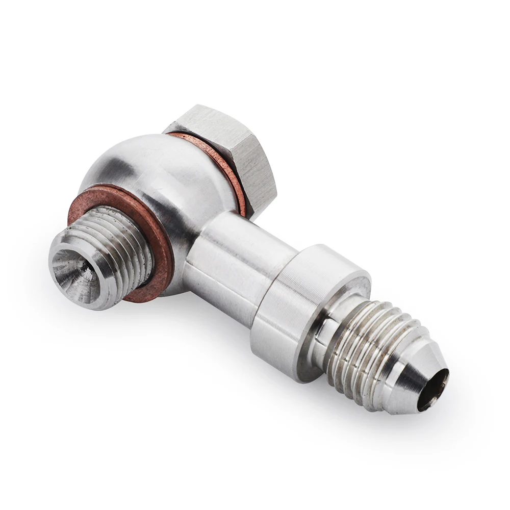 Ë M8 X 1.25mm To AN4 Banjo Bolt Kit High Bearing Capacity