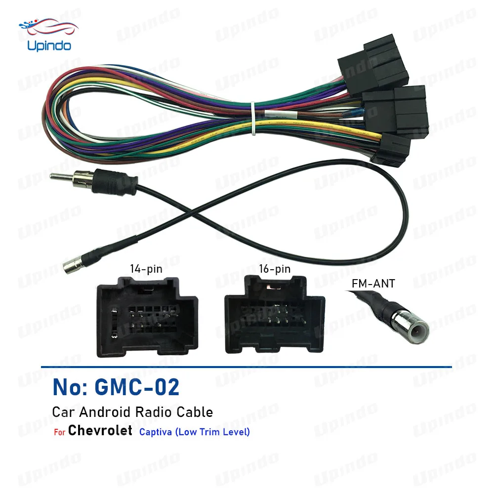 Car-Radio-Cable-16-Pin-Power-Wiring-Harness-Android-Unit-Connector ...