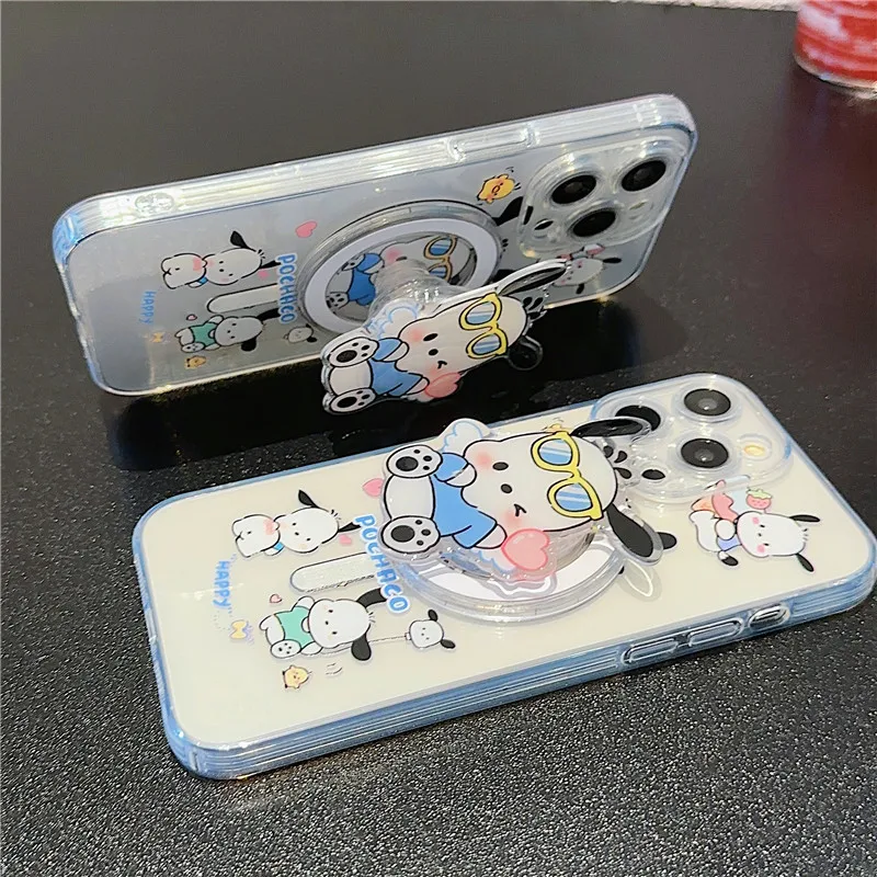 Cute-Pochacco-Sanrio-Holder-For-Magnetic-Magsafe-Wireless-Charge-Phone ...