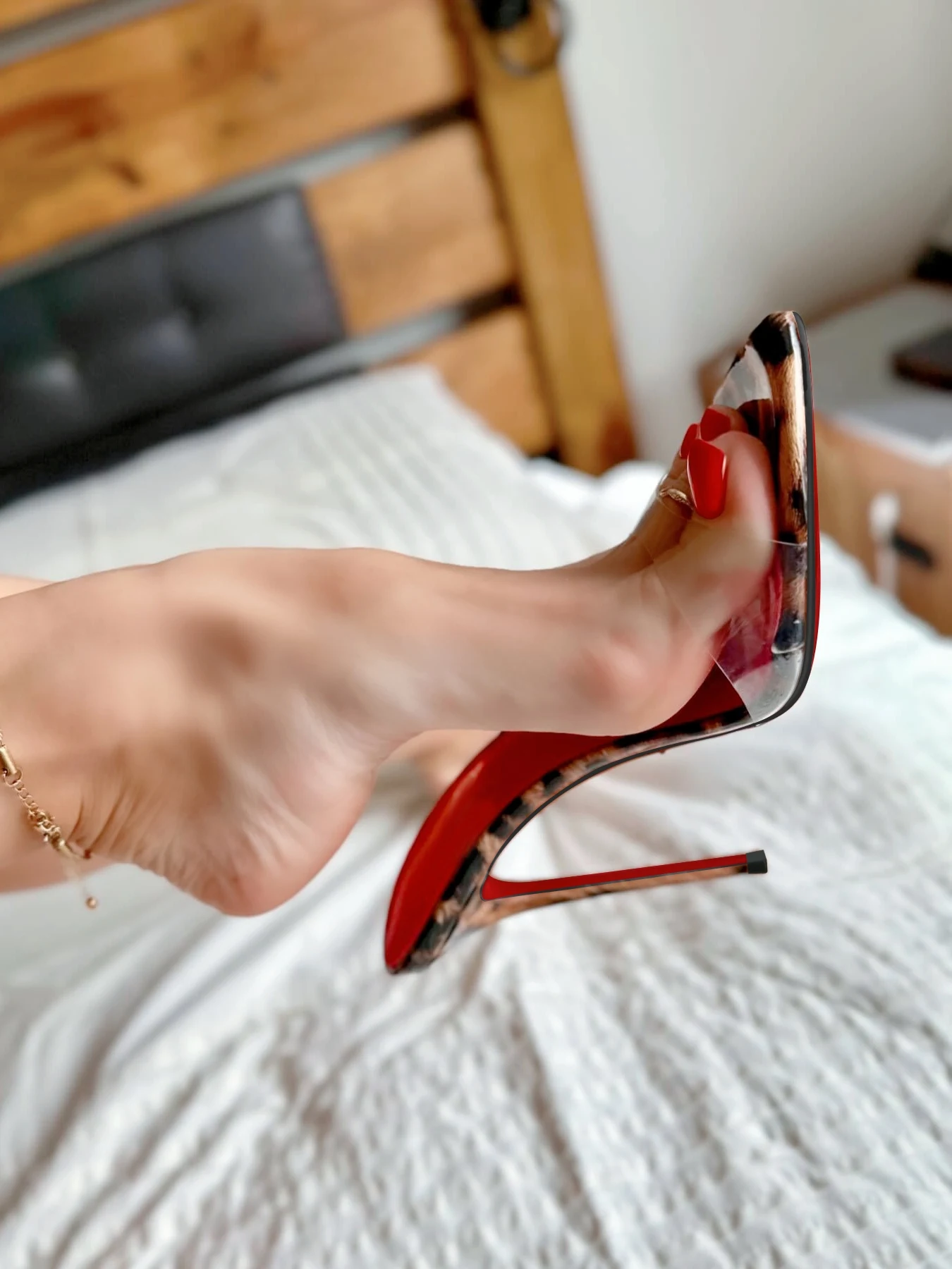 Sharp-pointed-high-heels-red-super-high-heels-slippers-women-s-slim ...
