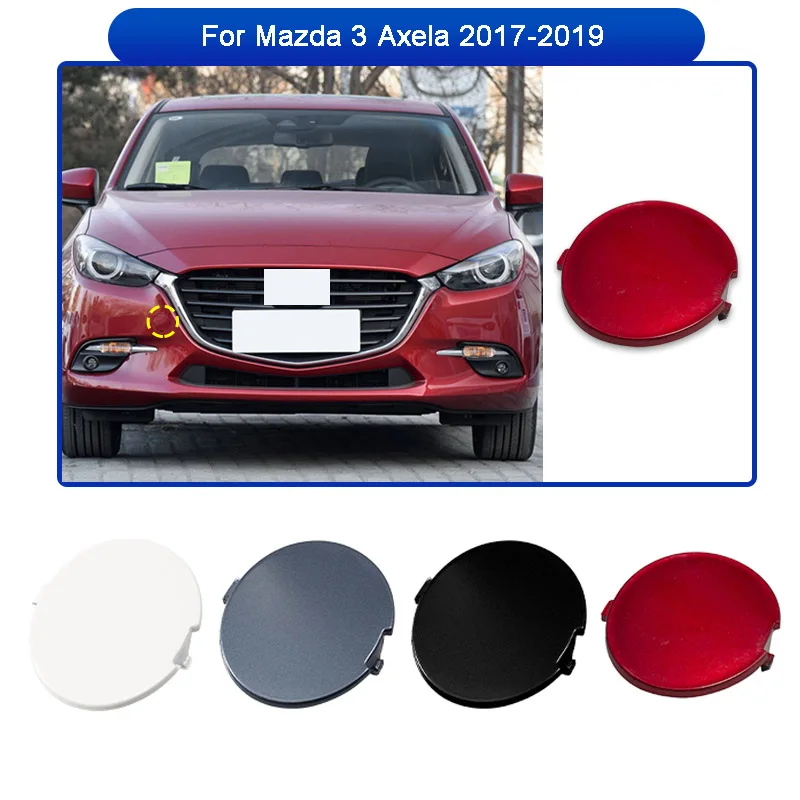 Car-Front-Bumper-Tow-Hook-Cover-Cap-For-Mazda-3-Axela-2017-2018-2019 ...