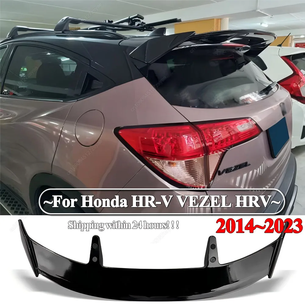 Rear Roof Trunk Boot Lip Spoiler Wing For Honda HR-V VEZEL HRV 2014 ...