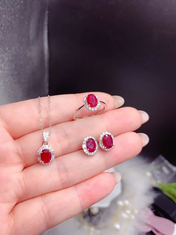 natural-ruby-jewelry-set-for-wedding-total-2-8ct-5mm-7mm-ruby-ring ...