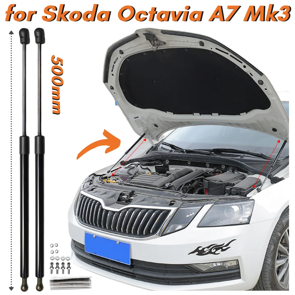 For Skoda Octavia A7 Mk3 2012-2020 Car-styling Refit Front Bonnet Hood ...