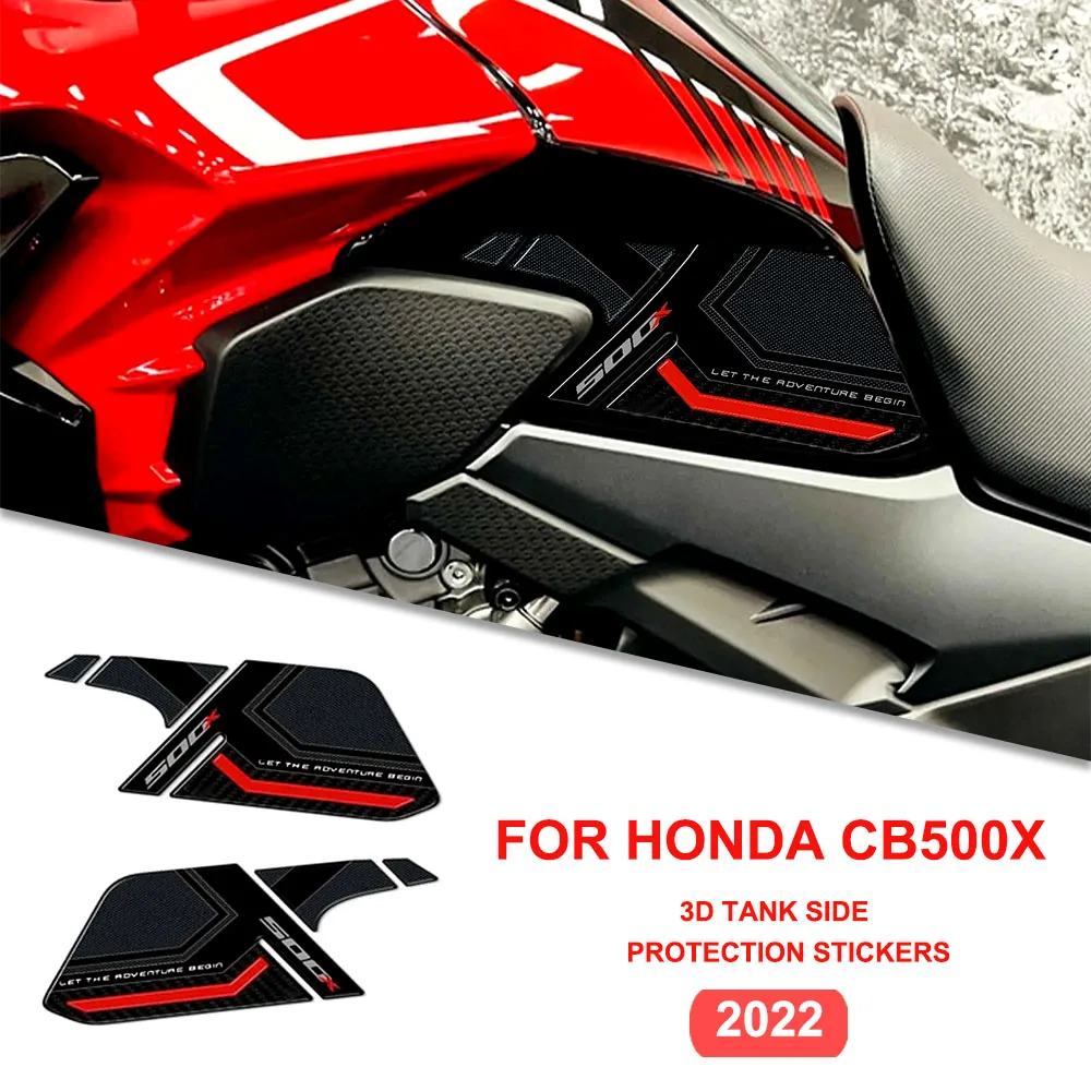 Honda-Cb500X-For-HONDA-CB500X-2022-3D-Resin-Motorcycle-Tank-Side-Pad ...