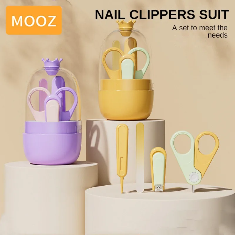 MOOZ-Baby-Nail-Clipper-Trimmer-Kits-Children-Nail-Care-Tools-For ...