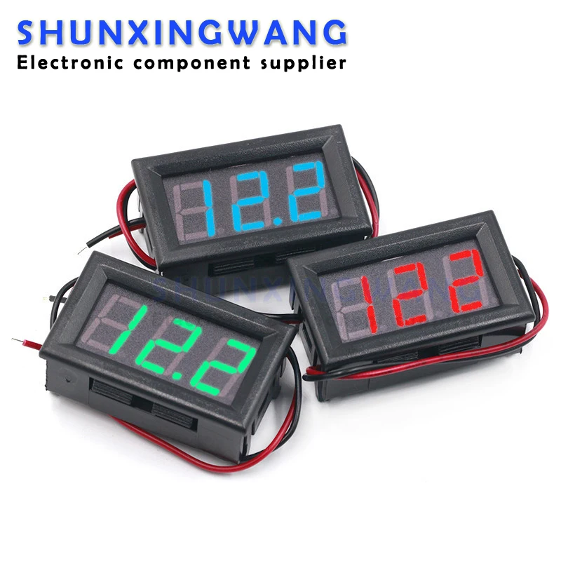 0.56 Inch Led Display Panel Voltage Meter Digital Voltmeter Home Use ...