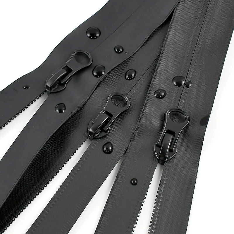 2Pcs 5# Waterproof Nylon Zippers 15-150cm Close/Open-End Invisible Zips ...