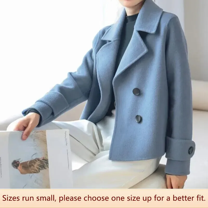 Casaco-grosso-curto-de-pel-cia-feminino-vestido-ocidental-solto-casaco ...