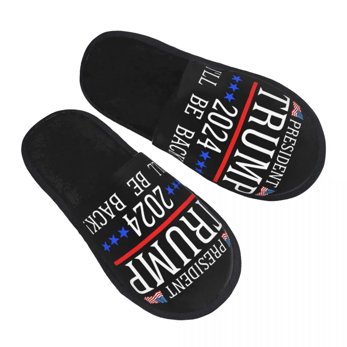 Custom-Trump-2024-I-ll-Be-Back-Comfy-Scuff-With-Memory-Foam-Slippers ...