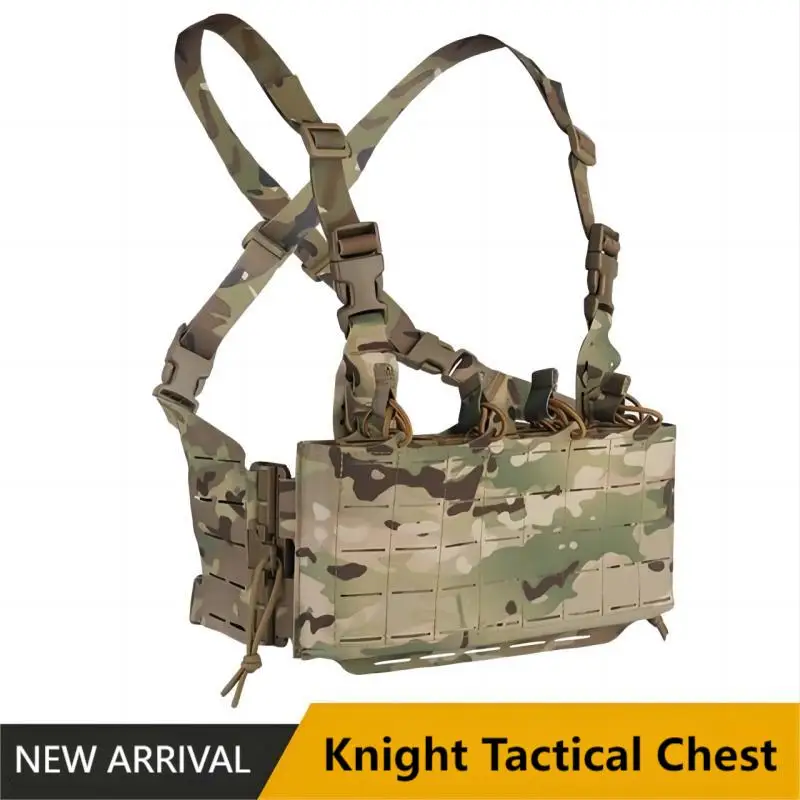 Knight-Camo-Tactical-Chest-Rig-with-Built-in-Quad-Mag-Pouch-Quick ...