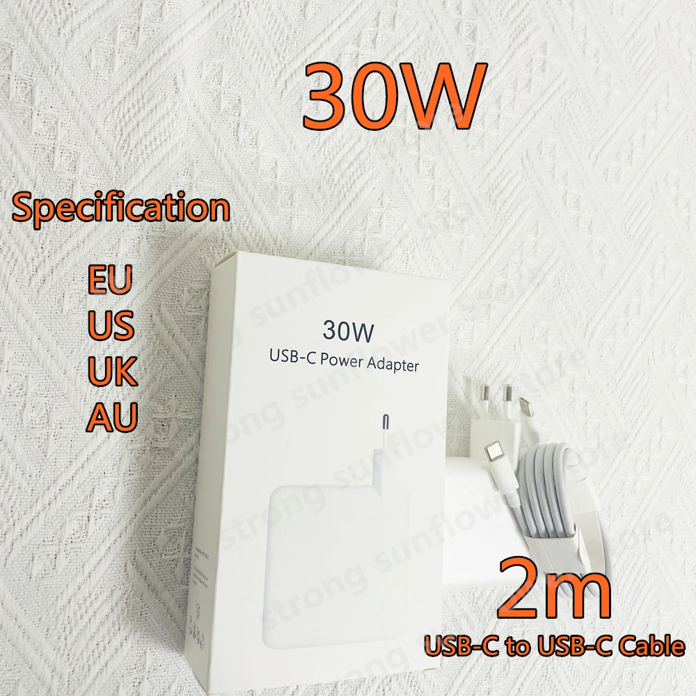30W USB-C Notebook Laptop Charger Power Adapter with Type C Charging ...