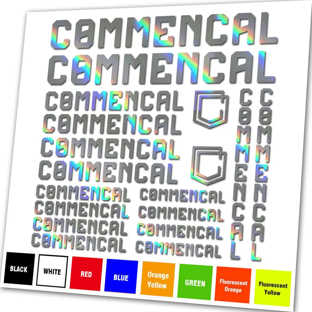 Kit-Vinyl-Sheet-For-Commencal-Graphic-Decal-Sticker-Compatible-Bike ...