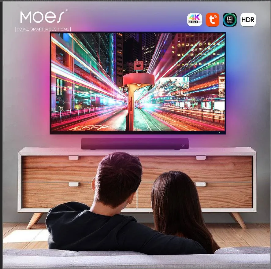 MOES-Wifi-Smart-Ambient-Lighting-TV-Backlight-HDMI-2-0-Device-Sync-Box ...