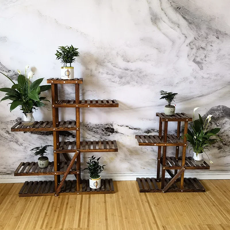 Elegant-Multi-Layer-Wooden-Plant-Shelf-Modern-Minimalist-Floor-to ...