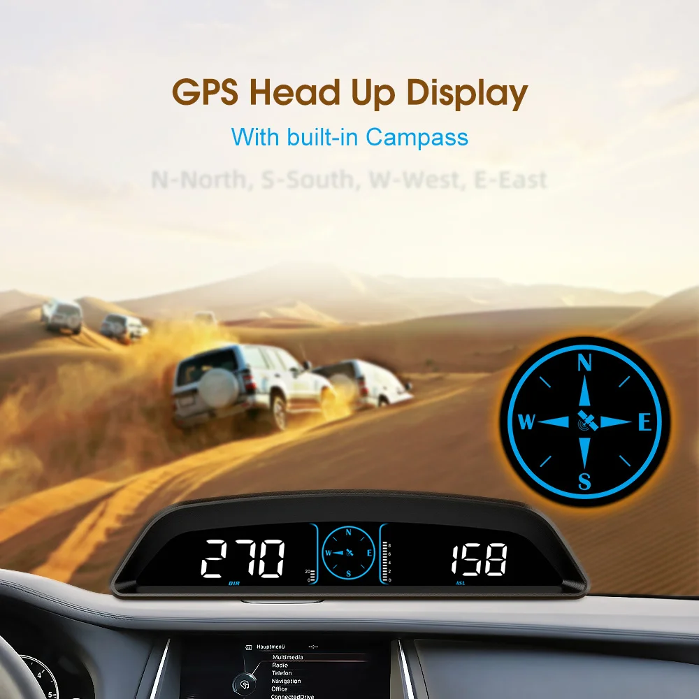 Hud-Car-Head-Up-Display-GPS-Speedometer-Gadgets-For-Boat-Motorcycle-Car ...
