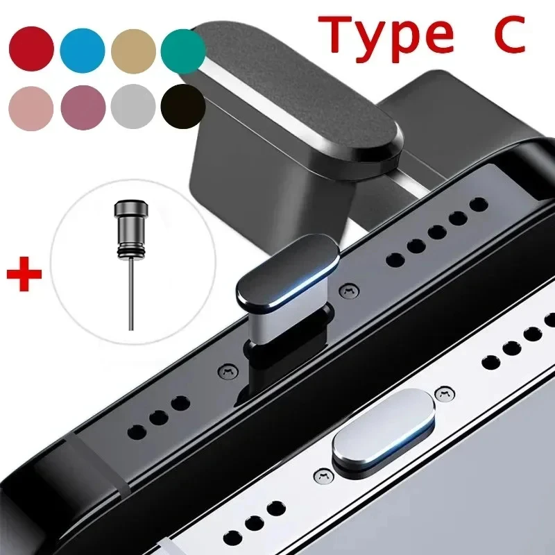 Set-di-spine-antipolvere-per-telefono-di-tipo-C-porta-USB-di-tipo-C-e ...