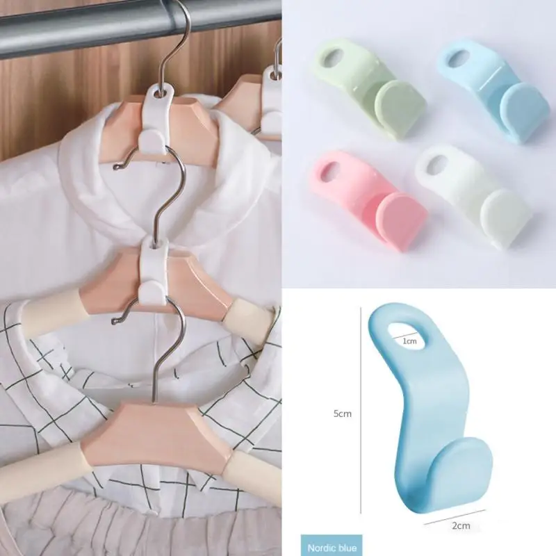 10pcs Mini Clothes Hanger Connector Wardrobe Clothes Hanger Hooks ...