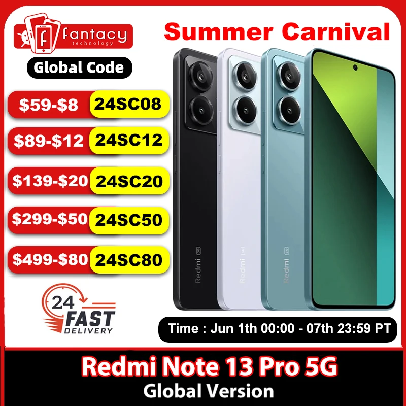 Global-Version-Xiaomi-Redmi-Note-13-Pro-5G-Snapdragon-7s-Gen-2-200MP ...