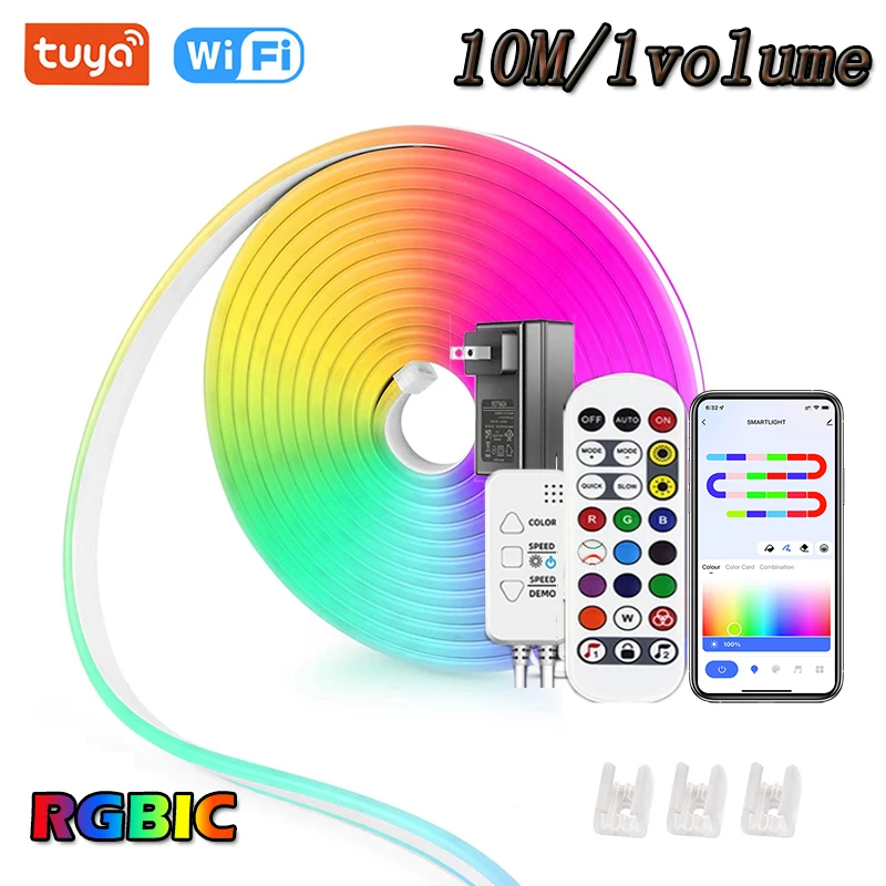 10M-24V-RGBIC-LED-Neon-Strip-1-Roll-Ten-Meters-WiFi-Tuya-APP-RGBIC-Lamp ...