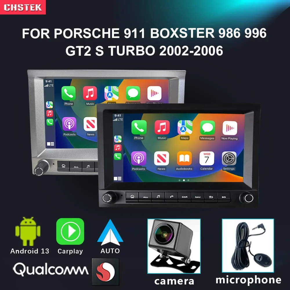 CHSTEK-Android-13-Car-Radio-Carplay-Navigation-For-Porsche-911-Boxster ...