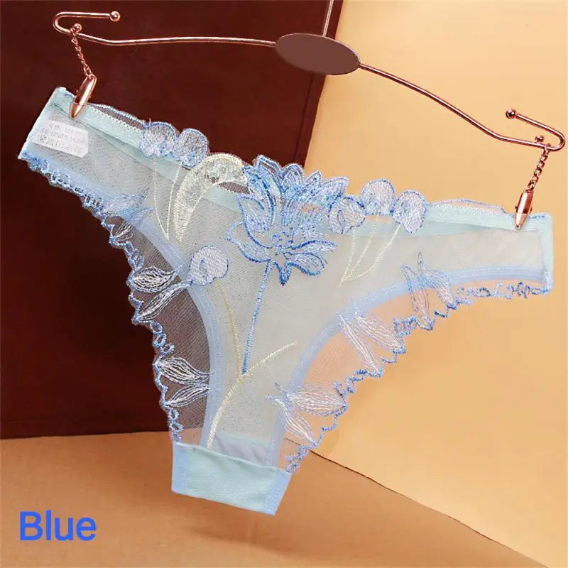 New-Embroidered-Underwear-Low-Waist-Lightweight-Mesh-Girl-Charming ...