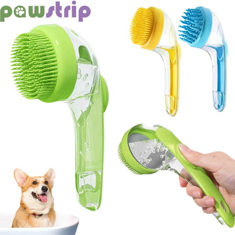 Soft-Silicone-Dog-Brush-2-in-1-Pet-Bath-Brush-Massage-Grooming-Comb ...