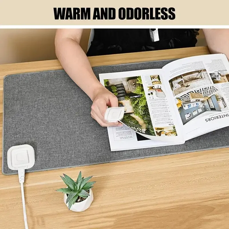 Electric-Heat-Mouse-Pad-Table-Mat-Display-Temperature-Heating-Mouse-Pad ...