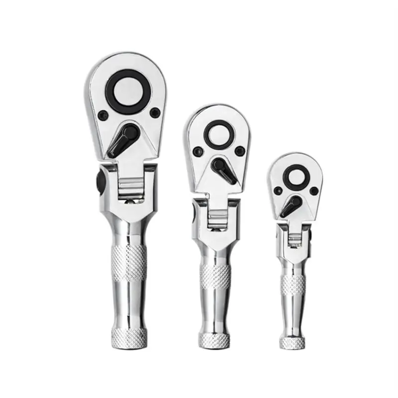 【RECOMMEND】72-Tooth Flex-Head Stubby Ratchet Set, 1/4", 3/8", 1/2 ...