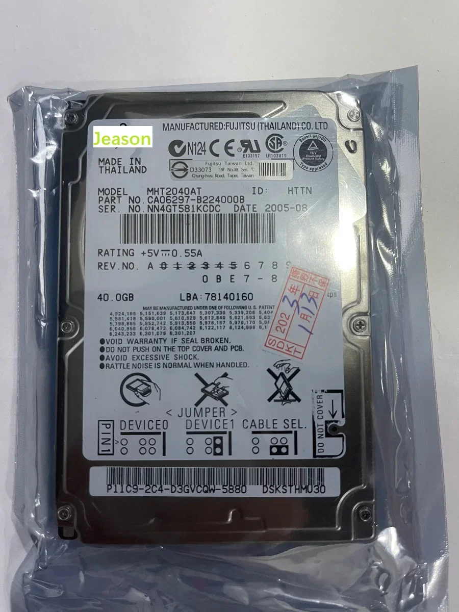 40 GB 4200 RPM IDE PATA 2.5" MHV2040AT Internal Hard Drive HDD ...