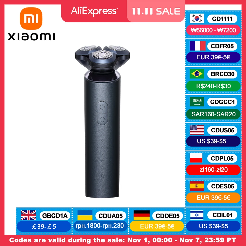 XIAOMI-MIJIA-Electric-Shaver-For-Men-S700-Whole-Body-Washing-Electric ...