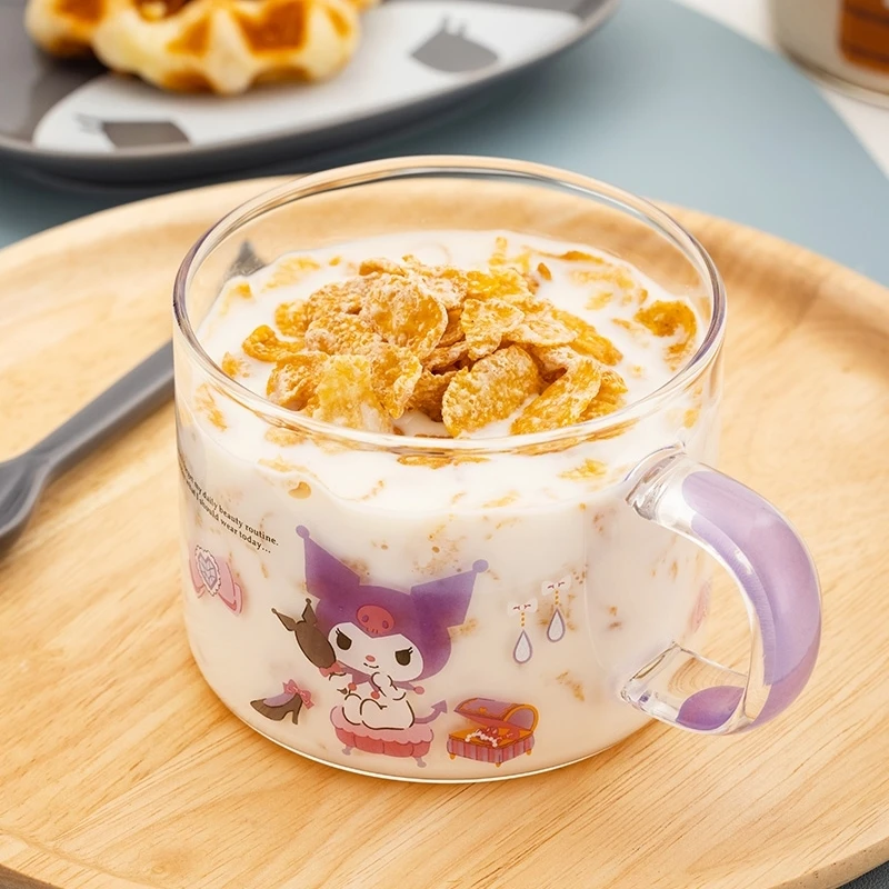 Kawaii-Sanrio-Hello-Kitty-Cinnamoroll-Kuromi-Cup-Anime-Glass-Water-Cup ...