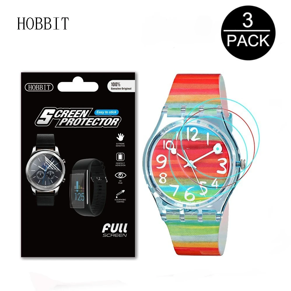 3Pack Full Coverage Soft TPU Screen Protector For Swatch Women's GS124 ...