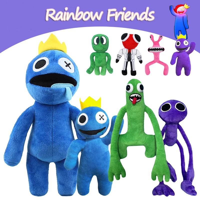 Rainbow Friends Stuffed Animals | Rainbow Friends Blue Monster - New ...