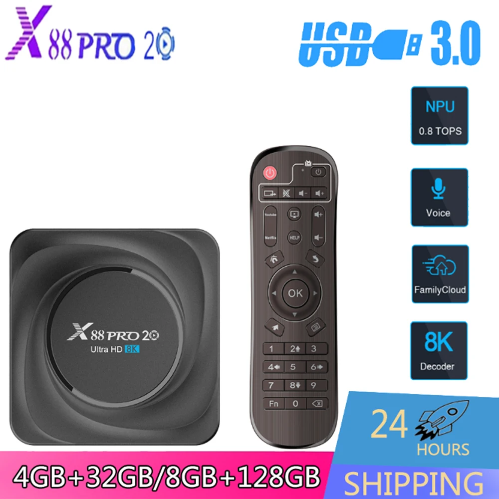 X88-Pro-20-Ultra-HD-Smart-TV-Box-8K-Android-11-0-Banda-dupla-WiFi ...