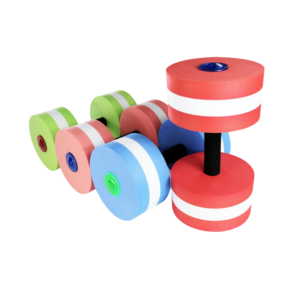 Aquatic Dumbbells Removable Plastic Foam Portable With Grab Handle ...