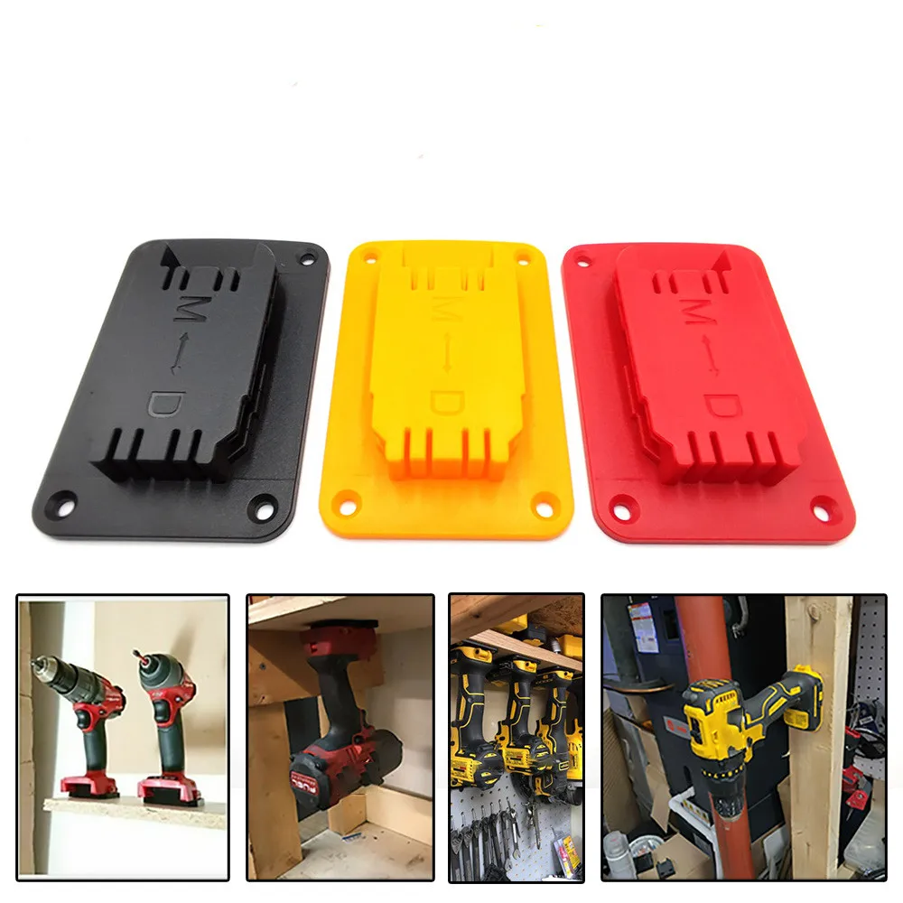 5pcs-Tool-Holder-Dock-Wall-Mount-Storage-Rack-For-Dewalt-14-4V-18V-20V ...