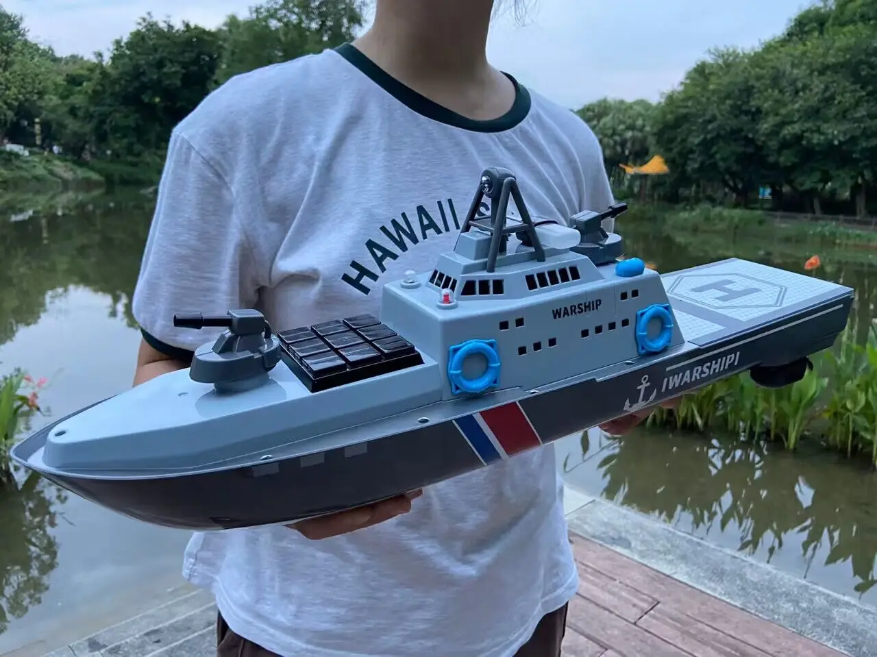 Large-57CM-remote-controlled-coastal-guard-boat-remote-controlled ...