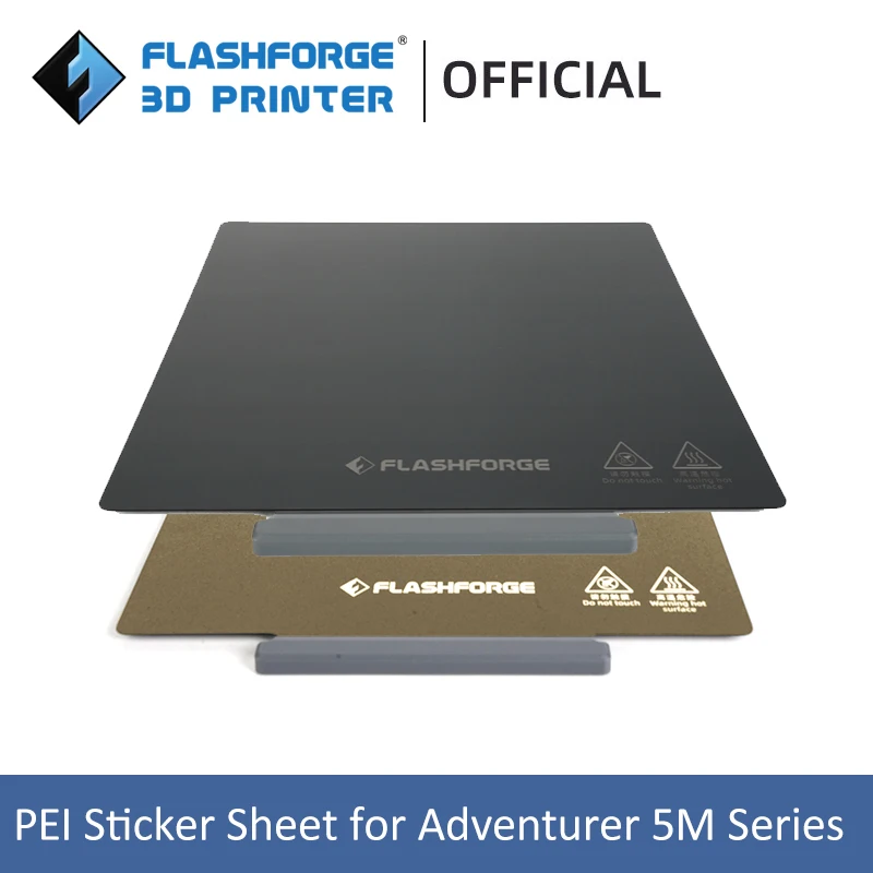 Flashforge-PEI-Sticker-Sheet-Platform-for-Adventurer-5M-5M-Pro-Build ...