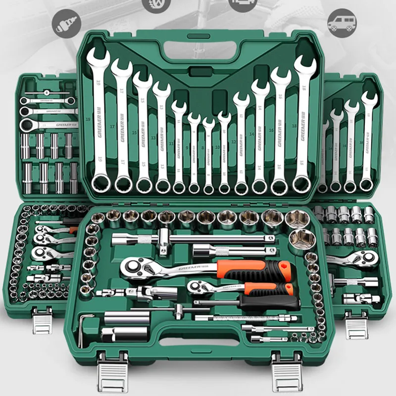 NEW-Auto-Repair-Tools-Box-Sets-Electrician-Spanner-Anti-fall-Case ...