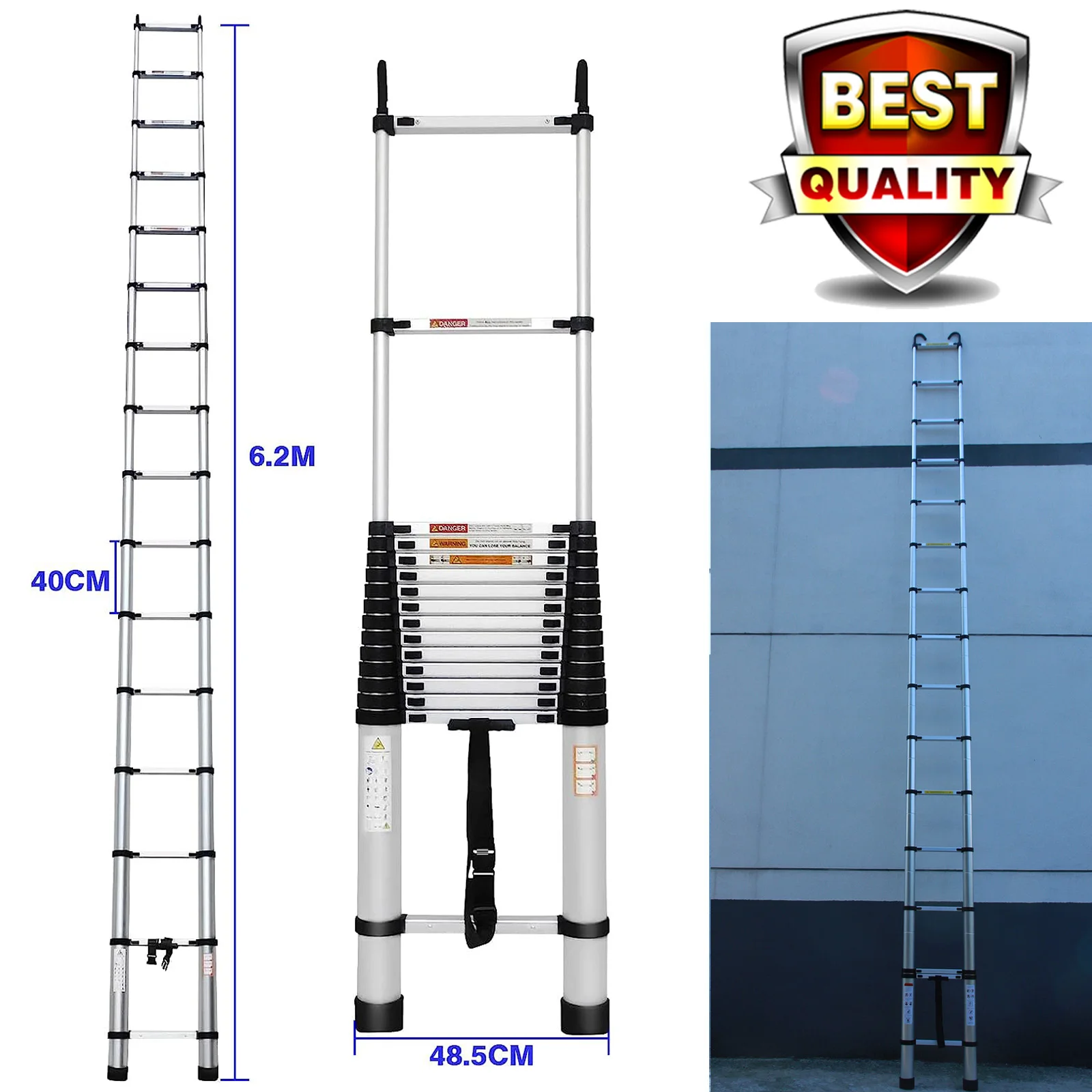 Multipurpose-6-2m-20-3ft-Telescopic-Ladder-with-Removable-Hook-Aluminum ...